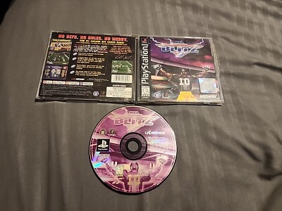 Midway NFL Blitz (Sony PlayStation 1, 1998) PS1 CIB Complete / Tested ...