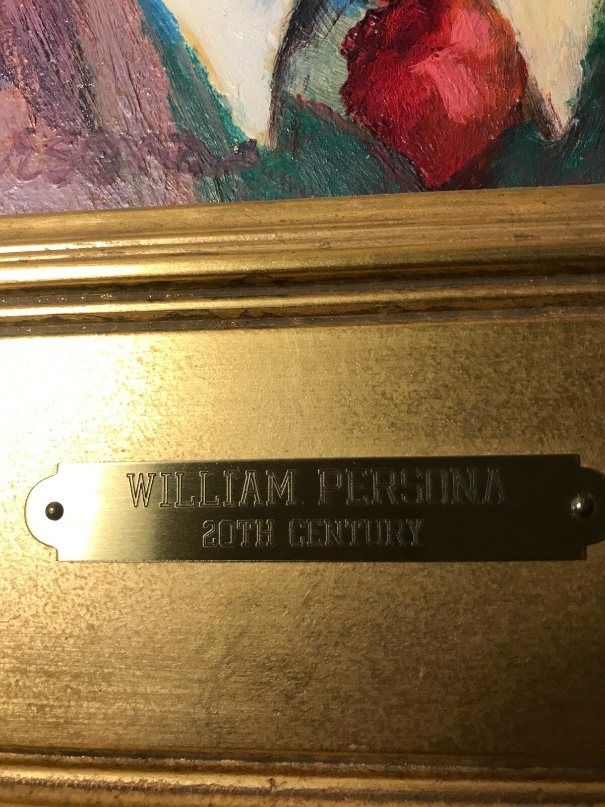 Original Art WILLIAM PERSONA ORIGINAL CLOWN OIL PAINTING Framed (CHOOSE ...