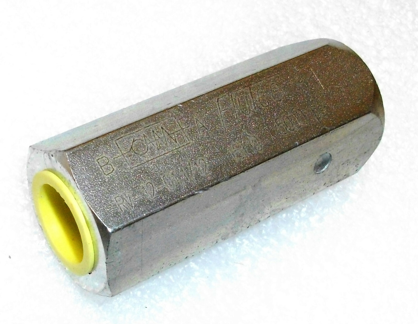 HYDAC FLUTEC CHECK VALVE RV-12-01112 15T19 5000 PSI BRIGHT PLATED | eBay