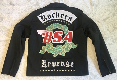 George Michael Faith BSA Rockers Revenge Black Cordura Jacket Size XL ...