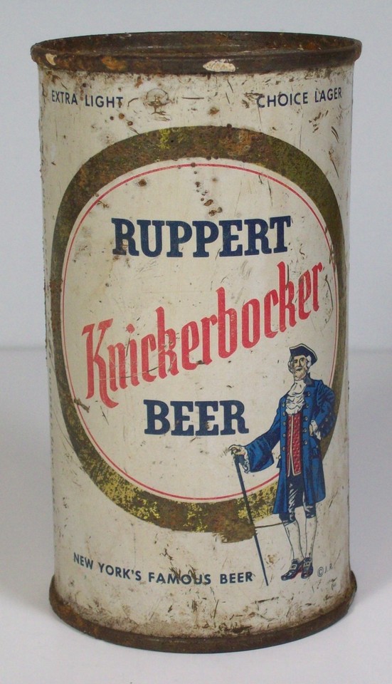 Ruppert Knickerbocker Beer 12 oz Flat Top Can New York's Famous Beer ...
