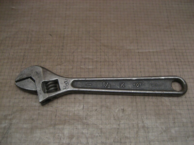 VTG Drop Forged Steel 5/8 x 10" RPR Adjustable Wrench Blacksmith Farm ...