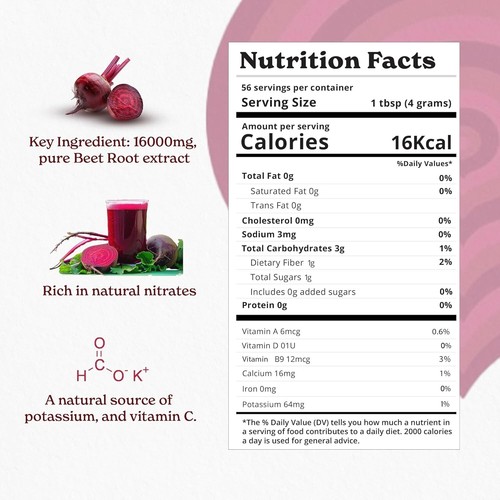 Better Alt Beetroot Powder (112 Servings) Beetroot for Face & Hair 450 ...