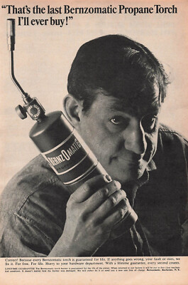 Bernzomatic Propane Torch Print Ad Tool Advertising Rochester NY ...