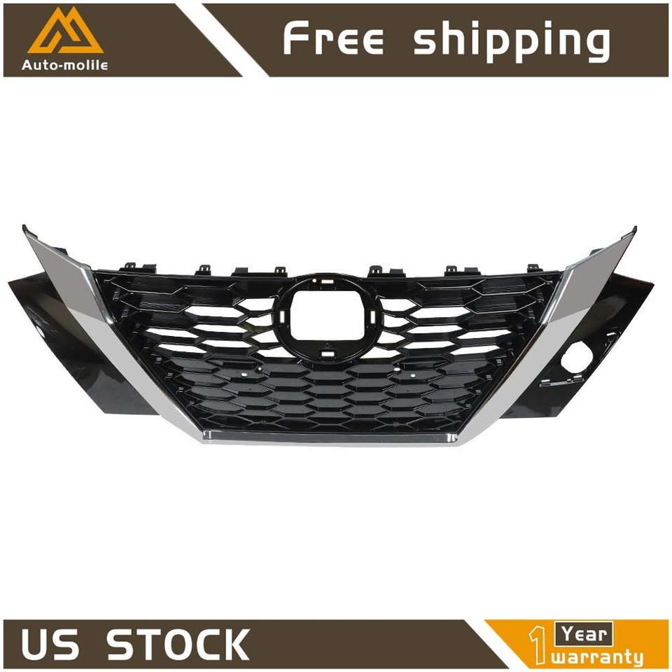 Front Bumper Upper Grille Assembly For Nissan Sentra 2020 2021 62310 ...