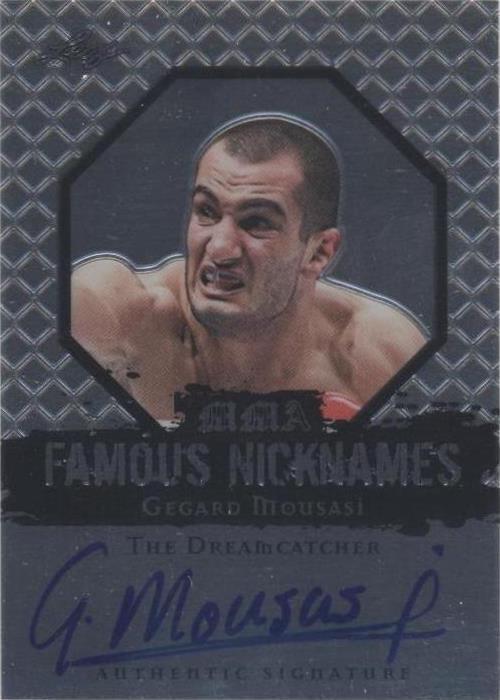 2011 Leaf Metal MMA - Famous Nicknames Gegard Mousasi #FN-GM-1 (AU, RC ...