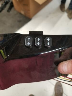 Air Ride Rocker Switch Fairing Mount Front Rear MRI Harley Touring 14 ...