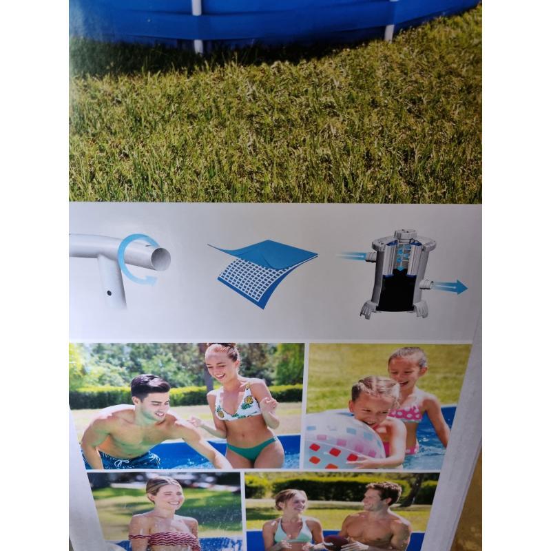 Schwimmbecken Frame Pool Familiy Planschbecken Summer Waves 457cm inkl Pumpe Neu | eBay.de