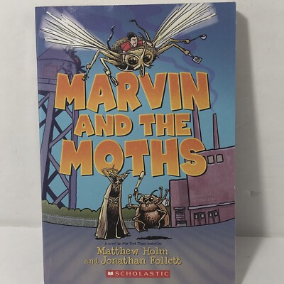 Like New Marvin And The Moths By Matthew Holm And Jonathan Follett | eBay