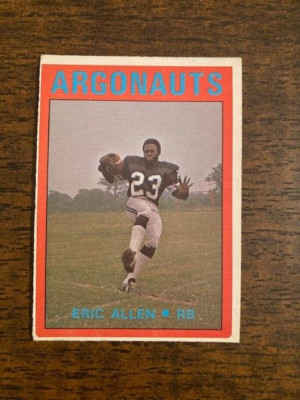1972 O-Pee-Chee CFL Set break OPC #37 Eric Allen - Toronto Argonauts | eBay