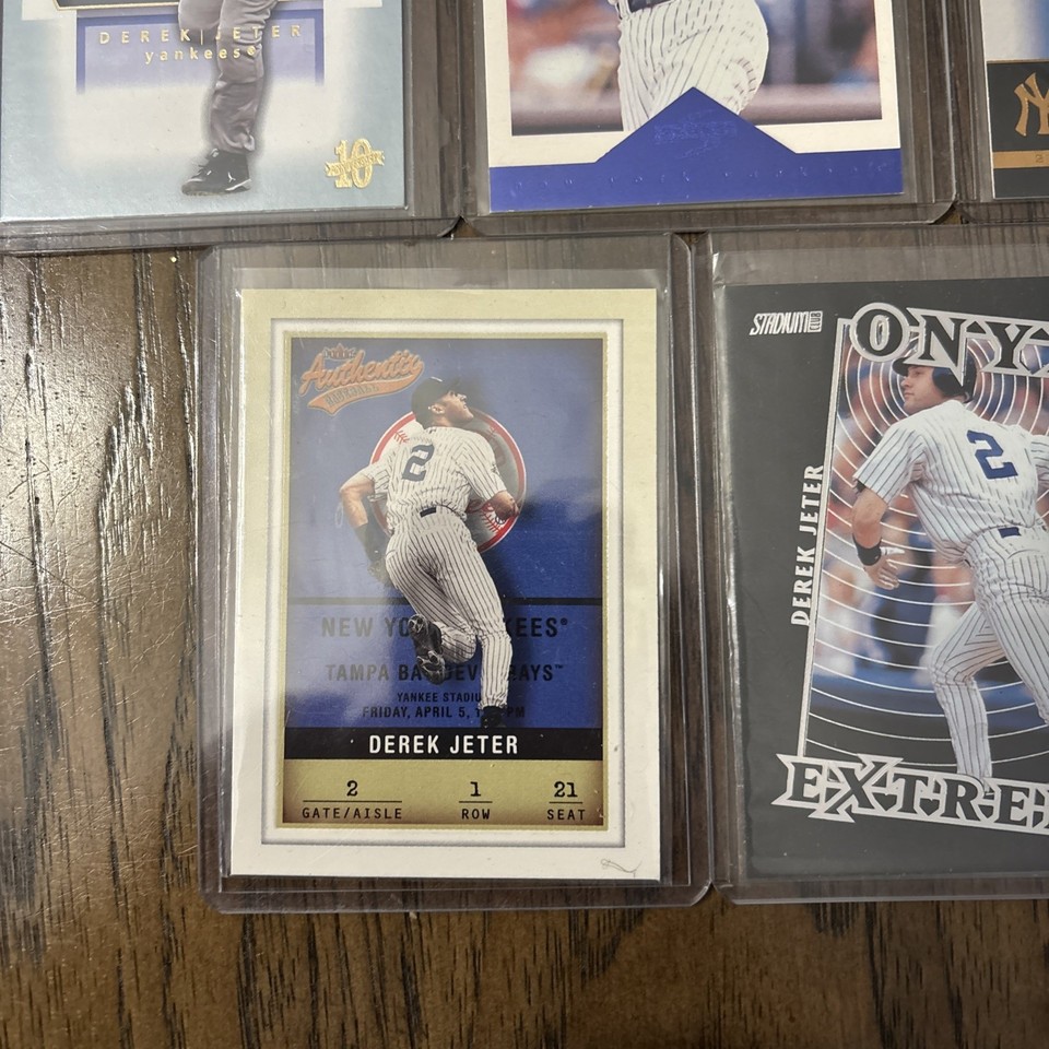 Derek Jeter New York Yankees 15 Card Lot No Dupes 90s early 2000s Lot A ...