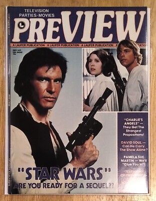 PREVIEW MAGAZINE, STAR WARS, SEPTEMBER 1977, EXCELLENT CONDITION | eBay