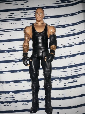 2011 Mattel The Undertaker WWE 7.5" Wrestling Action Figure with Mohawk ...