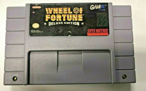 Super Nintendo SNS-XF-USA WHEEL OF FORTUNE Deluxe Edition Tested, 1991 ...
