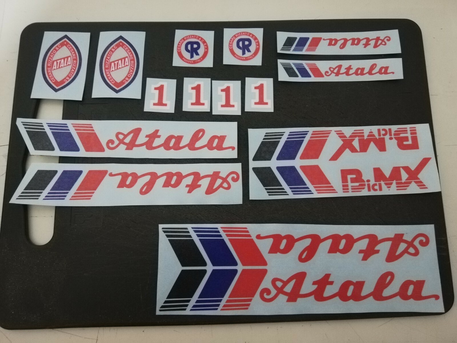 Kit adesivi compatibili Atala Bmx 1 RED old decal | eBay