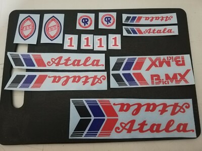 Kit adesivi compatibili Atala Bmx 1 RED old decal | eBay