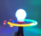 Halloween Skeleton Ghost Light Up LED Magic Spinner Wand with Sound ...