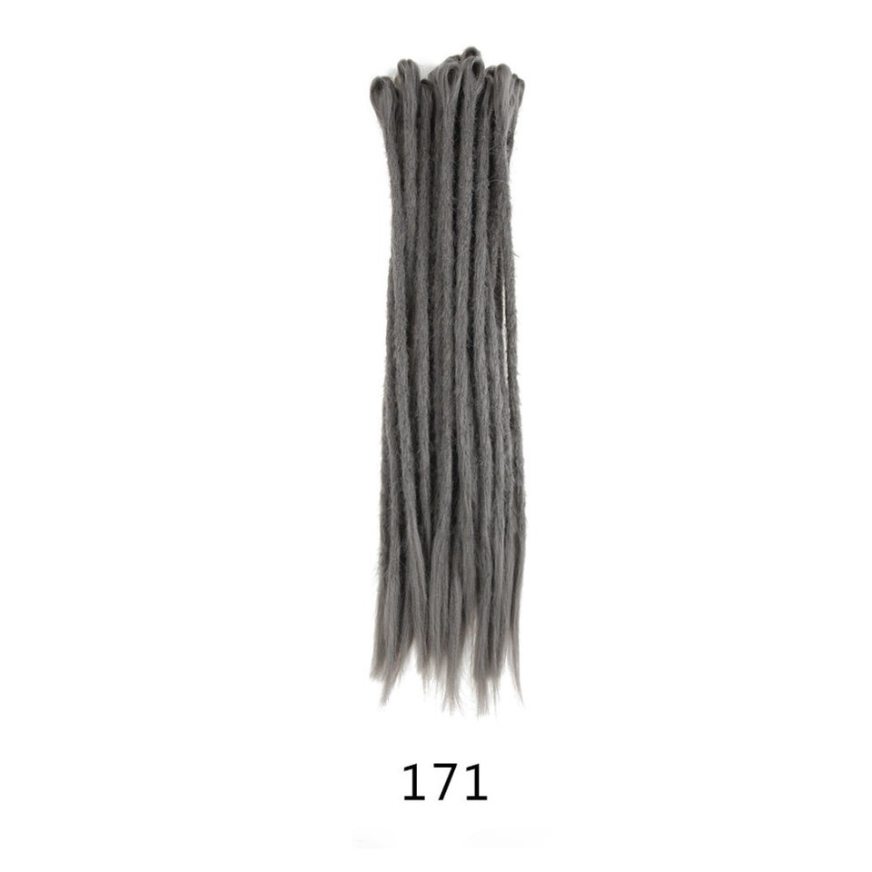 5PCS 20" 24" Dreadlocks Extensions Synthetic Single Ended Dreads SE ...