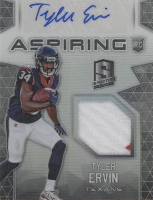 2016 Panini Spectra - Aspiring Patch Autographs Tyler Ervin #APA-TE ...
