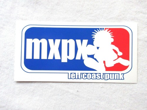 MXPX Sticker New Vintage 90s Left Coast Punk Sports Logo Rock Promo ...