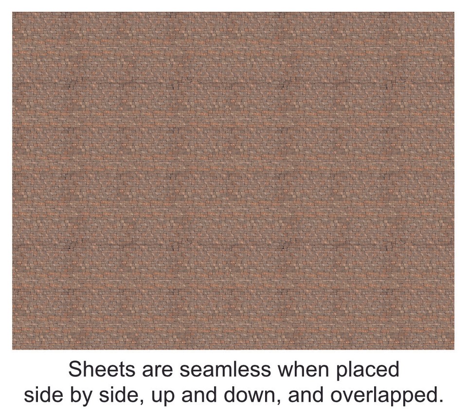 O Scale Rockwall Model Train Scenery Sheets –5 Seamless 8.5x11 Tan | eBay