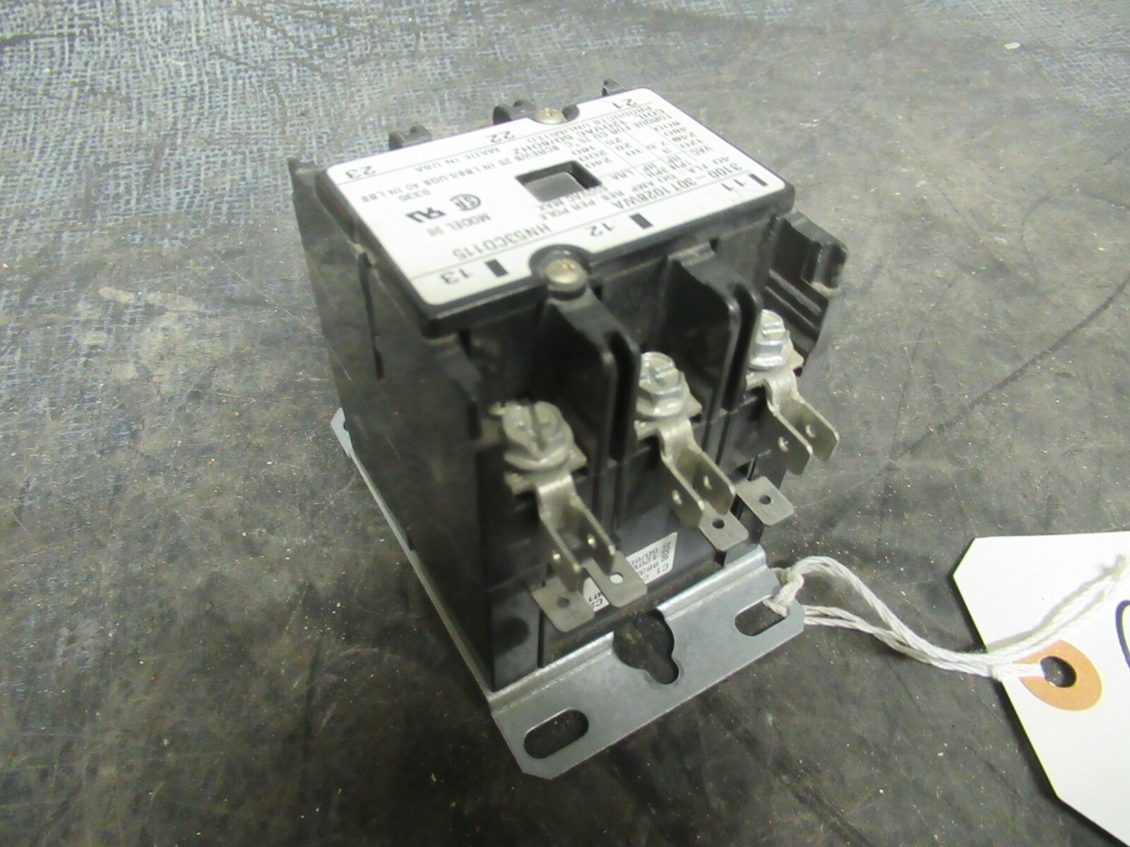 (1) HN53CD115 CONTACTOR 40 AMP 600V 3 PH 120V COIL CARRIER / PRODUCTS ...