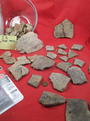 Native American Indian Pottery Sherds NEW JERESY Artifacts Project ...