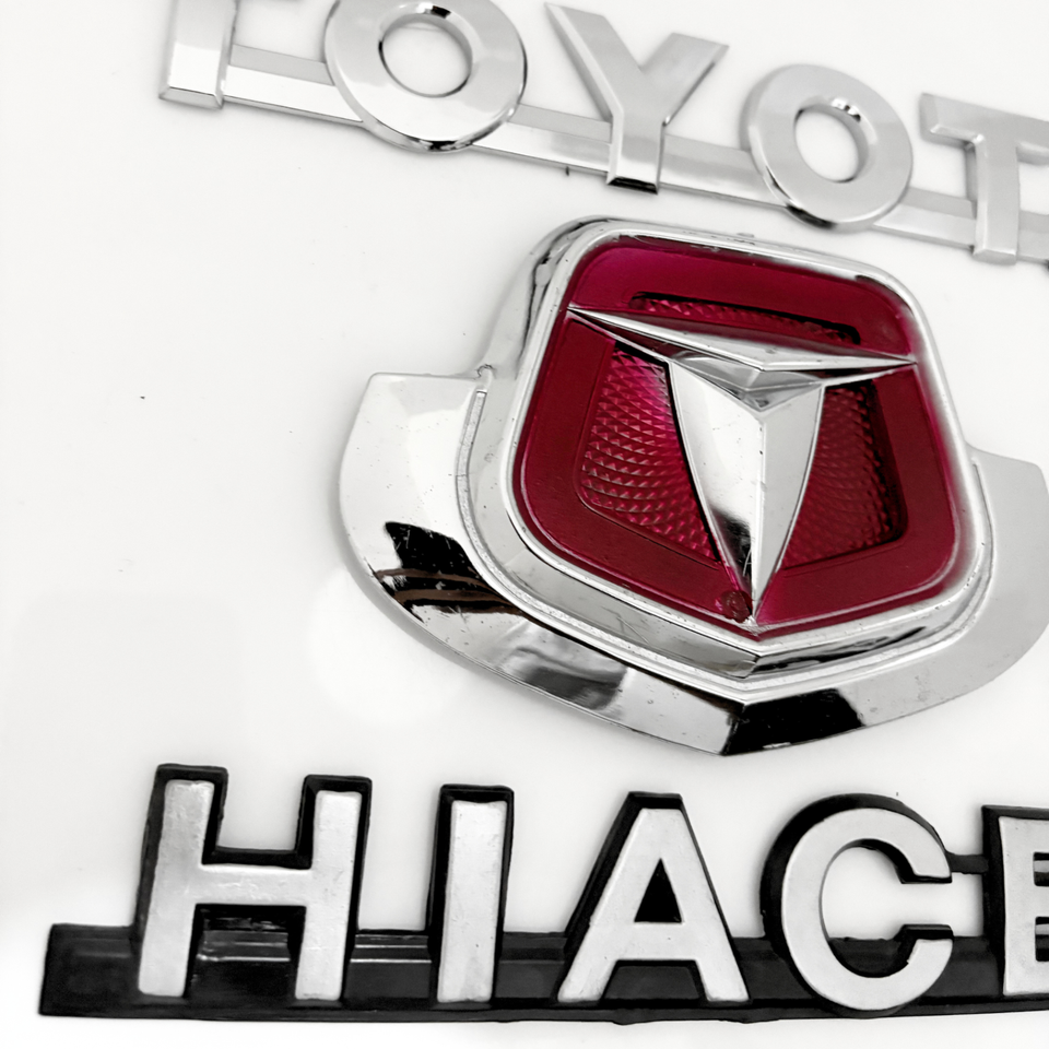 Toyota Hiace Badge Emblems (Front & Rear) For LH11 LH20 LH30 RH11 RH20 ...
