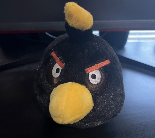 Angry Birds Bomb Bird Plush Toy 6" - NO SOUND | eBay