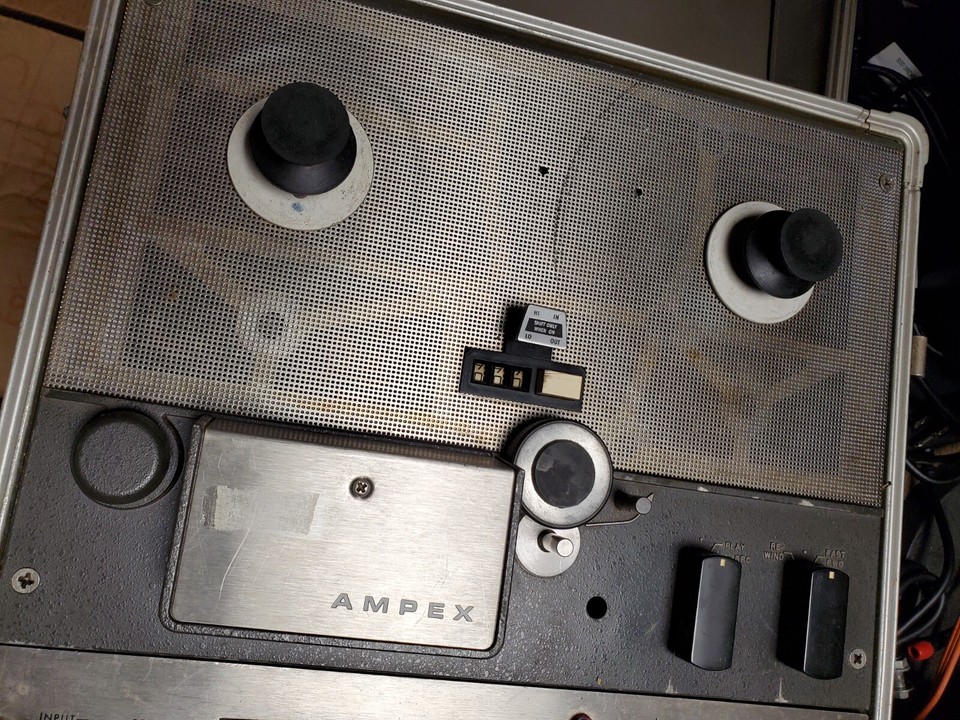 Ampex AG600 Tape Recorder Reel To Reel Record Shift Audio Case 3 Pin ...