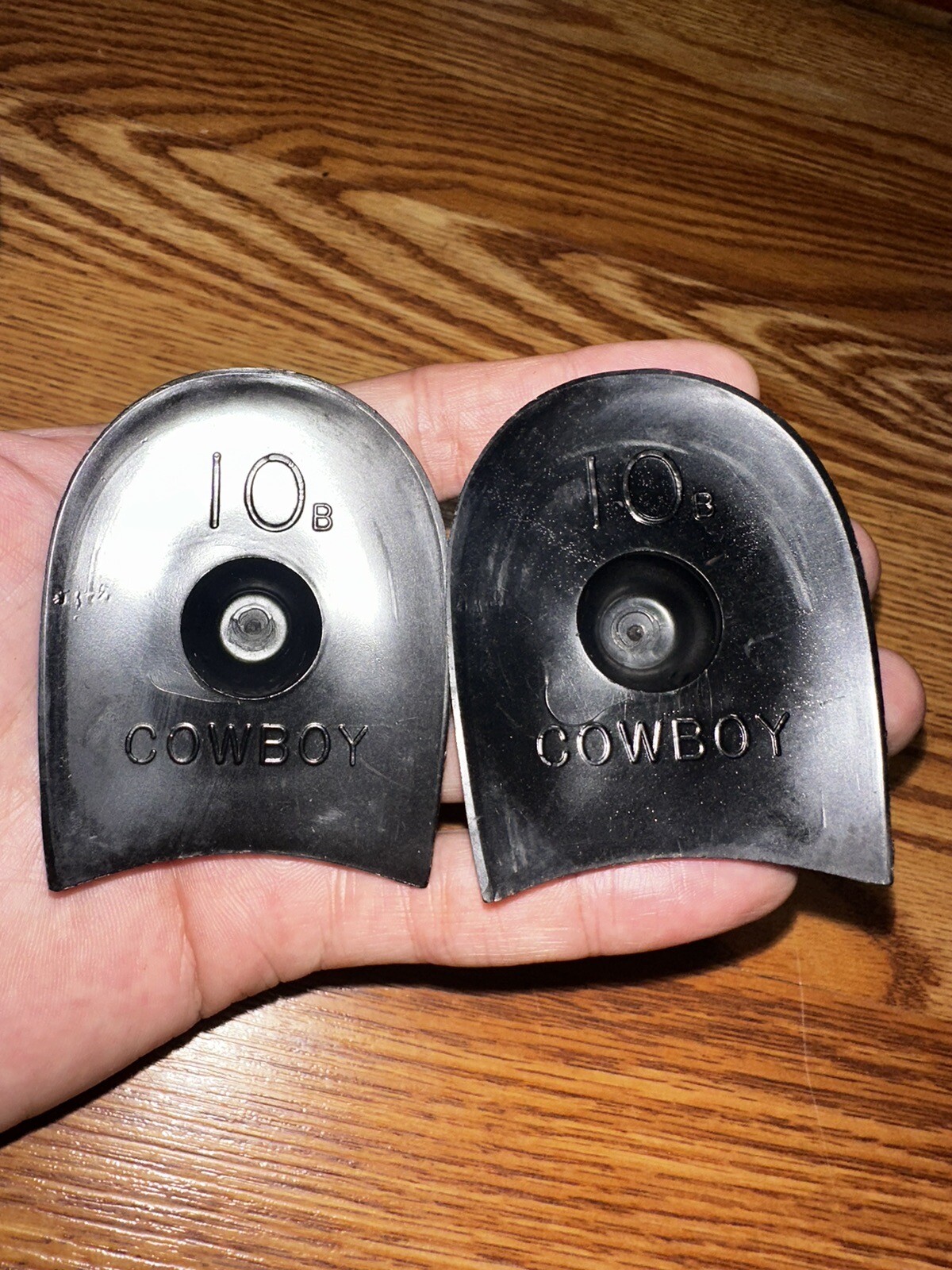 Vintage Cowboy Boot Heel Replacement Shoe Repair Cobbler Sz Men’s 10B ...