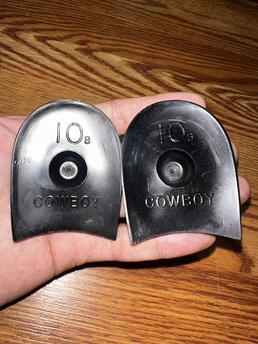 Vintage Cowboy Boot Heel Replacement Shoe Repair Cobbler Sz Men’s 10B ...