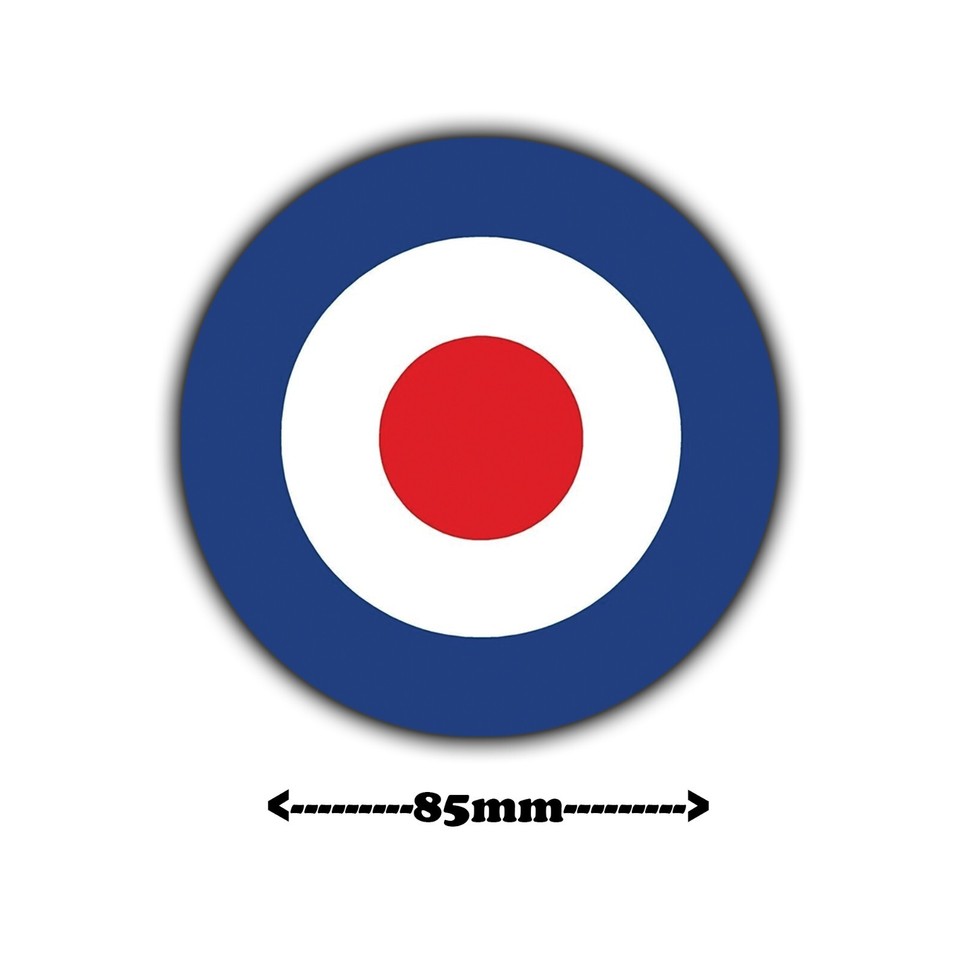6 PACK - RAF Roundel Stickers - Car Van Lorry Bike Vinyl Decal - Royal ...