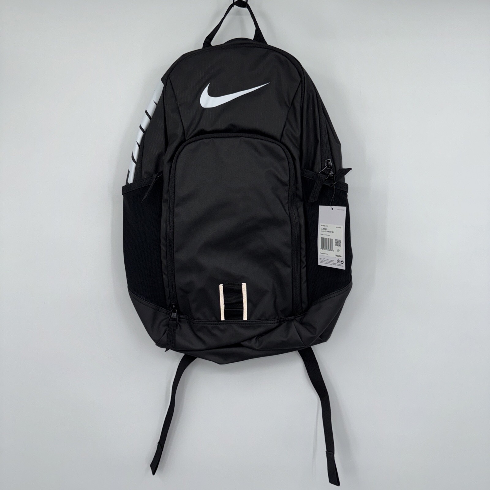 Nike Alpha PRO Black/White (BZ9803-010) Training Backpack (28L) 1709 CU ...
