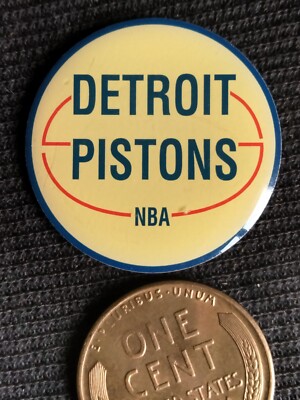 Detroit Pistons Old 1970s Logo Pin | eBay
