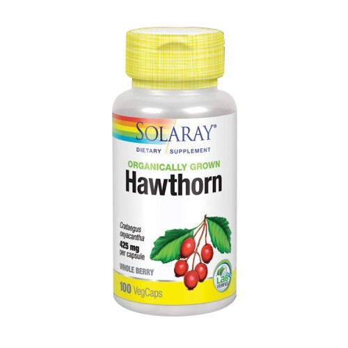Organically Grown Hawthorn Berry 100 Veg Caps By Solaray | eBay
