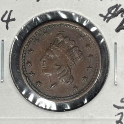 1864 CIVIL WAR TOKEN ~UNION FOREVER R-1 52/342 ~NICE LOOKING TOKEN~ | eBay