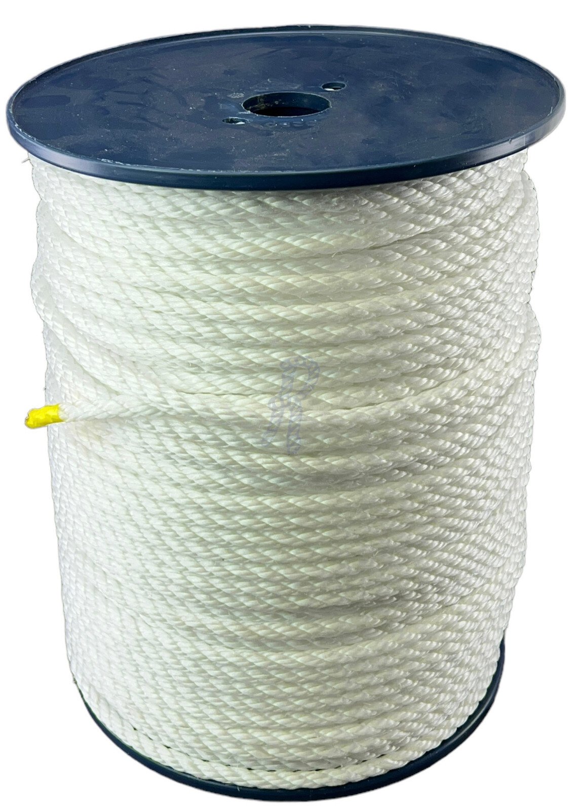 8mm White Staplespun Rope x 100 Metre Reel, Floating Boat Yacht Marine ...