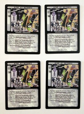 Jump Jet Retrofit (4) Battletech CCG Mechwarrior Command | eBay