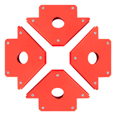 SET OF 4 50LB MAGNETIC WELDING HOLDERS WELDER MAGNET ARROWS 3 ANGLES ...