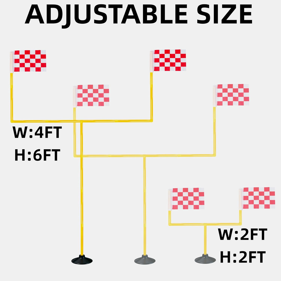 Football Field Goal Post - 6 Ft X 4 Ft Portable Football Goal Post ...