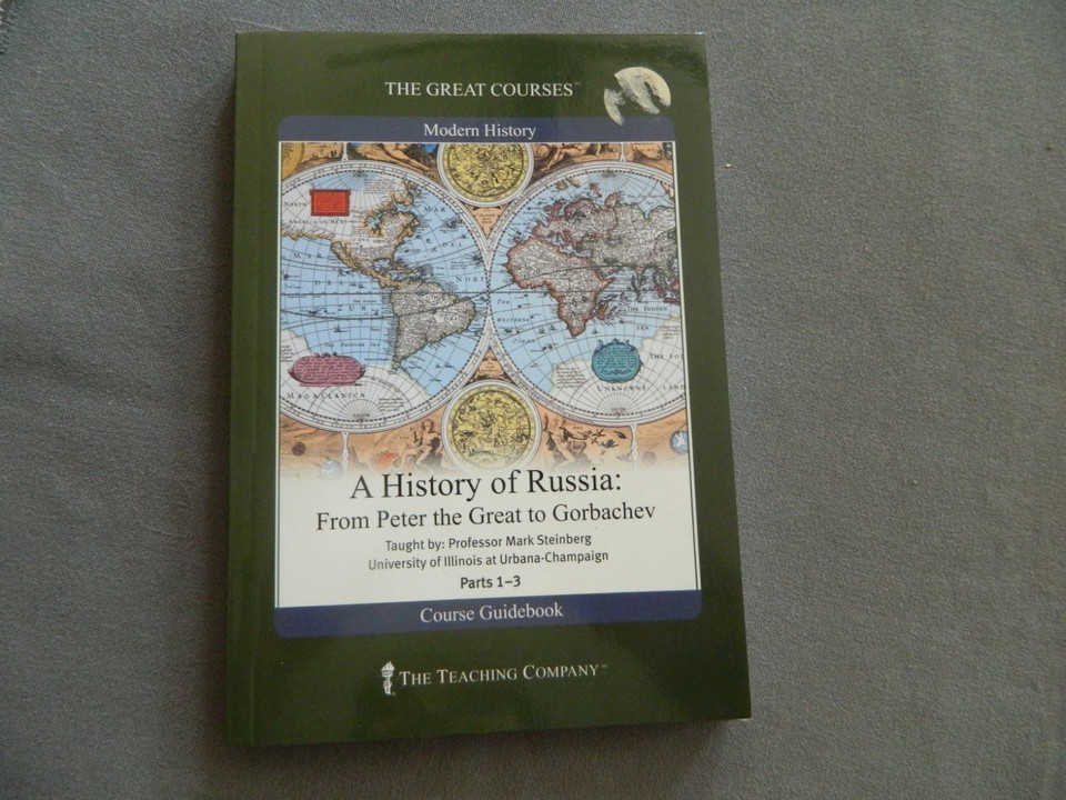 The Great Courses DVD Set A History of Russia Peter Great Gorbachev ...