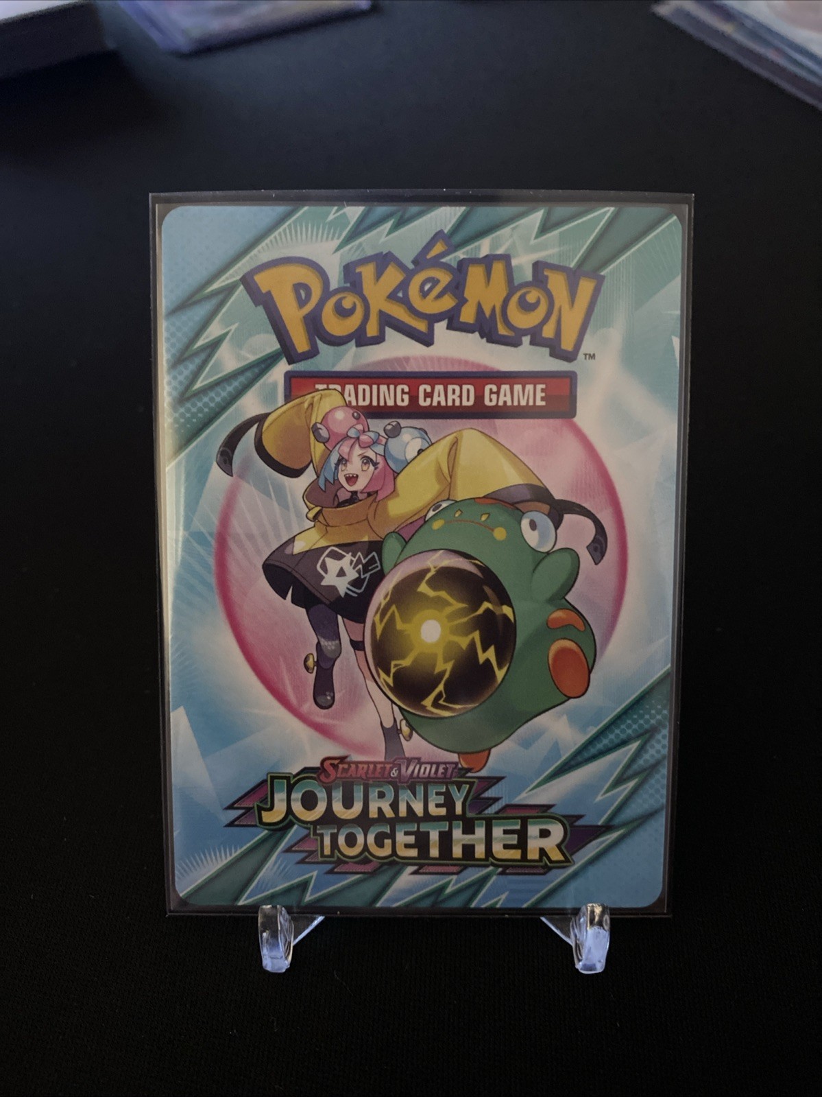 Pokémon TCG Journey Together Trainer Tips Art Card FT. Iono & Bellibolt ...