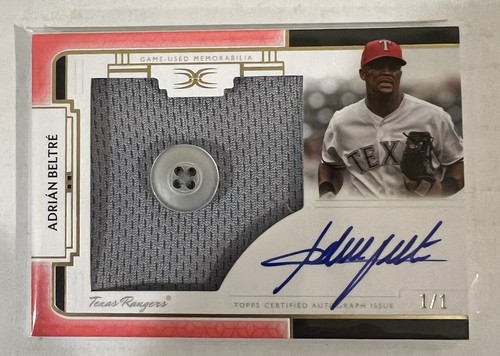 2024 Topps Definitive Adrian Beltre Relic Button Jersey Patch 1/1 | eBay
