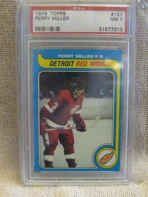 1979 Topps HOCKEY #157 PERRY MILLER Detroit Red Wings PSA 7 | eBay