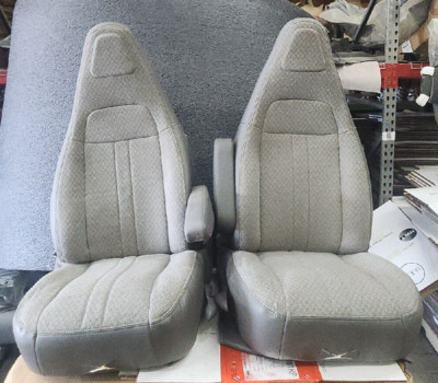 97-23 Chevy Express/GMC Savana Van LH & RH Gray Cloth Power Bucket ...