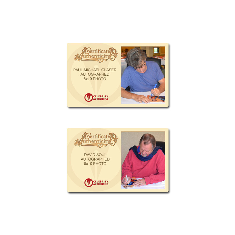 David Soul and Paul Michael Glaser Autographed Starsky and Hutch 8x10 ...