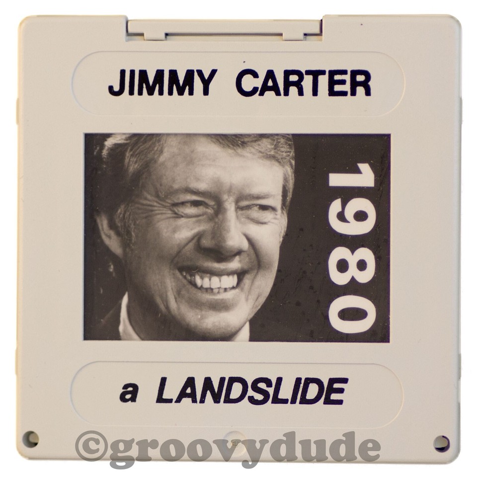 1980 President Jimmy Carter - A Landslide - Political Campaign Pin ...