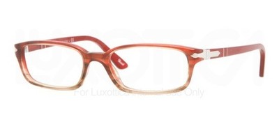 Persol Eyeglasses Glasses Model 2973-V Color 925 Red Gradient Brown ...