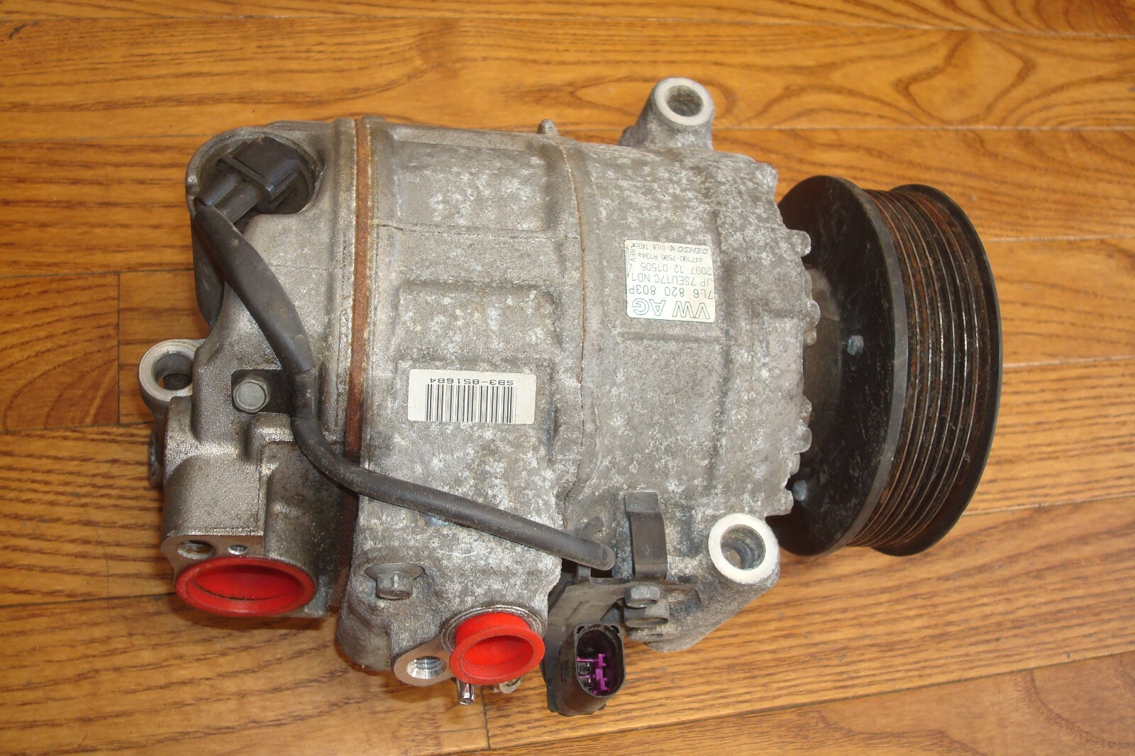 2008 PORSCHE CAYENNE 3.6L OEM A/C Air Conditioning Compressor ...